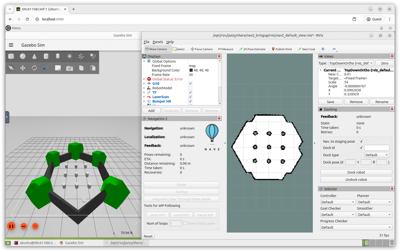 TurtleBot3 + Gazebo + Navigation2 (ROS 2 Jazzy) | Memoteki